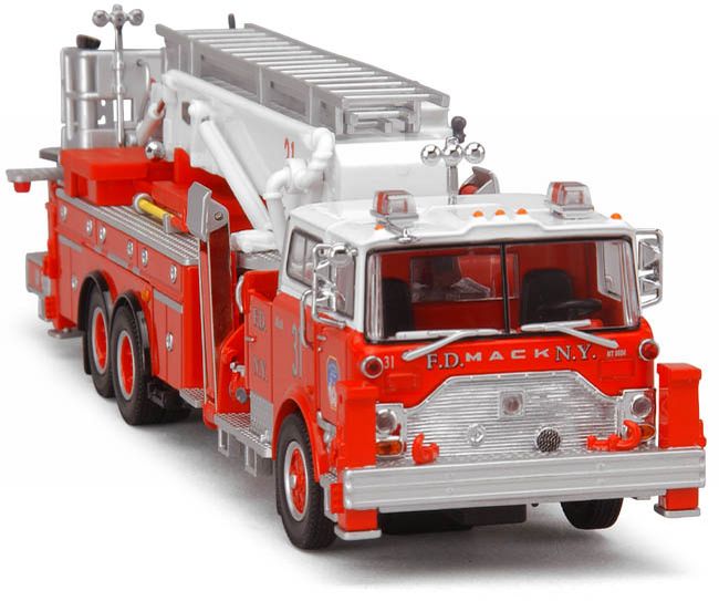 Code 3 FDNY Mack CF Aerialscope Ladder 31 (12513)