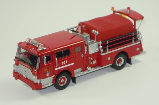 Code 3 FDNY Mack CF Pumper 271 Red (12355-0271)