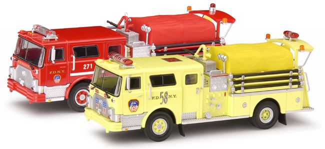 Code 3 FDNY Mack CF Pumper 271 Red (12355-0271)