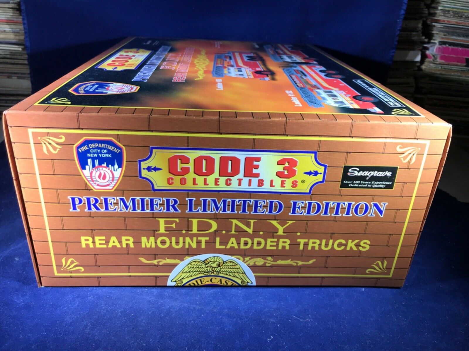 Code 3 FDNY Premier Rear Mount Ladder Trucks Series 1 Set (13006)