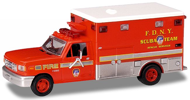 Code 3 FDNY Scuba F-350 Ambulance [JC Penney] (12000)