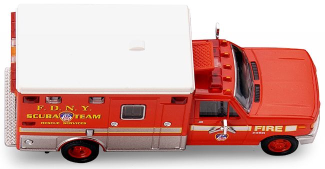 Code 3 FDNY Scuba F-350 Ambulance [JC Penney] (12000)