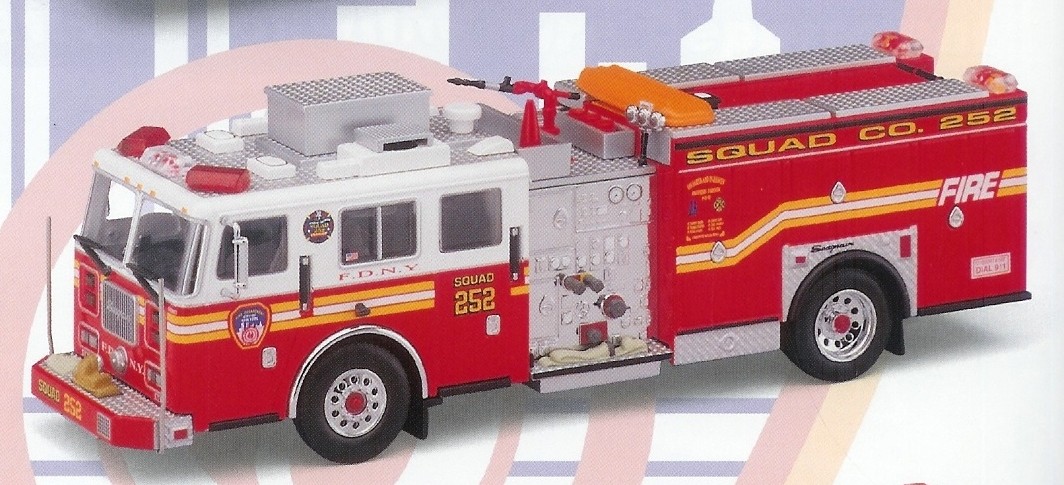 Code 3 FDNY Squad 252 Seagrave Pumper (12653)