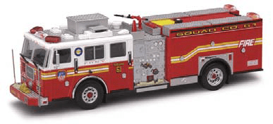 Code 3 FDNY Squad 61 Seagrave Pumper (12654)