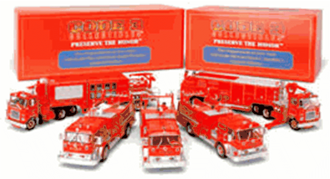 Code 3 FDNY Super Pumper System Mack C Satellite 2 (12543)