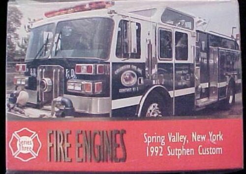 Code 3 First Choice Series 3 Fire Engines Trading Card Set