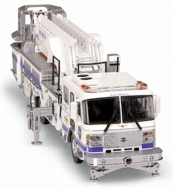 Code 3 Fort Worth Texas ALF Mid Mount Tower Ladder 8 (12746)