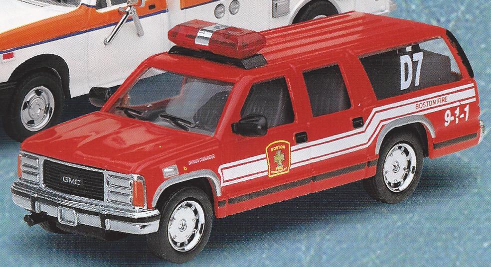 Code 3 GMC Suburban Battalion - Boston (12402)