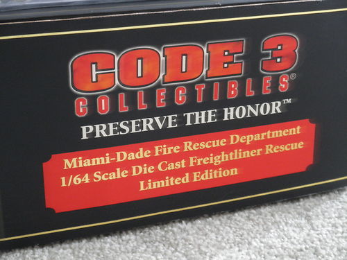 Code 3 Miami Metro Dade, FL Freightliner Ambulance Rescue 2 (12084)