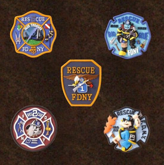 Code 3 Rescue FDNY Patch Set (13025)