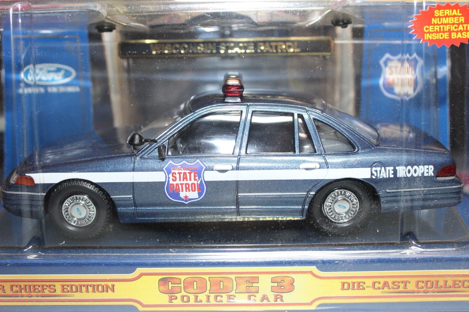 Code 3 Wisconsin State Patrol Police Car 12691 Code 3 Wisconsin State Patrol Police Car 12691