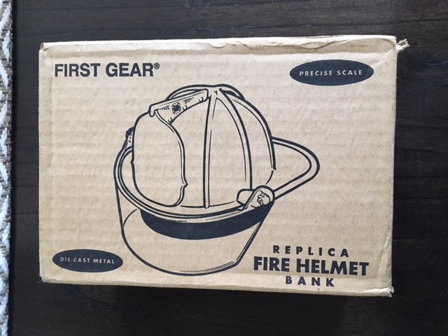 First Gear Replica Fire Helmet Bank Firefighter 2 #89-0121