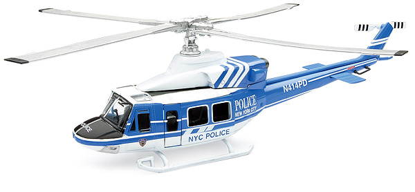 NEW RAY 1/115 BELL 412 NYC NYPD HELICOPTER 29807