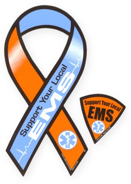 Support EMS Car Ribbon Magnet
