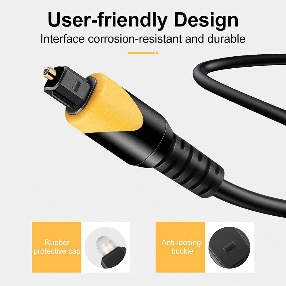 Digital 10ft Optical Audio Cable - Tosklink to Tosklink