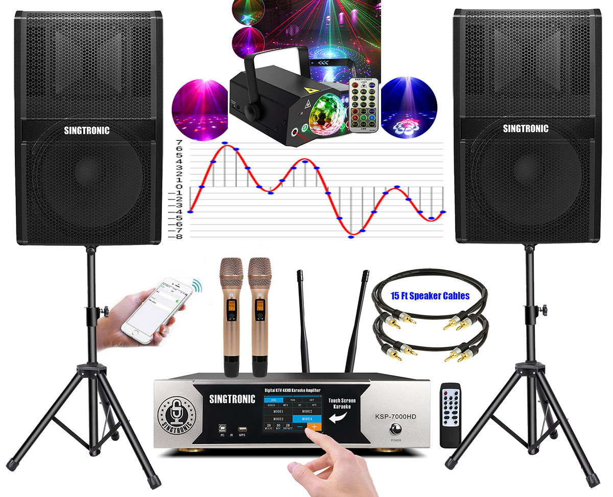 Singtronic 7000W Professional Karaoke System w/ YouTube