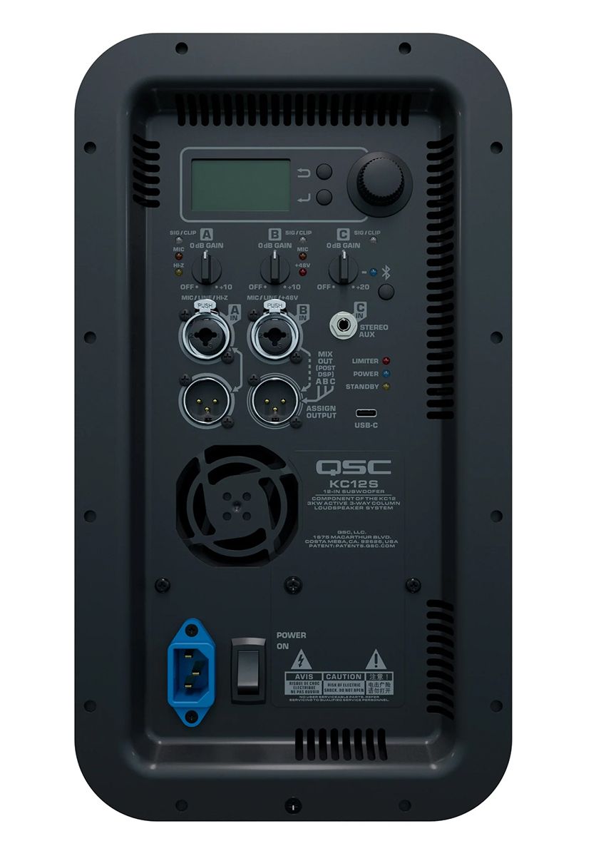 QSC KC12 3-way 3000W Speaker + Singtronic DSP-ProM Digital Karaoke System