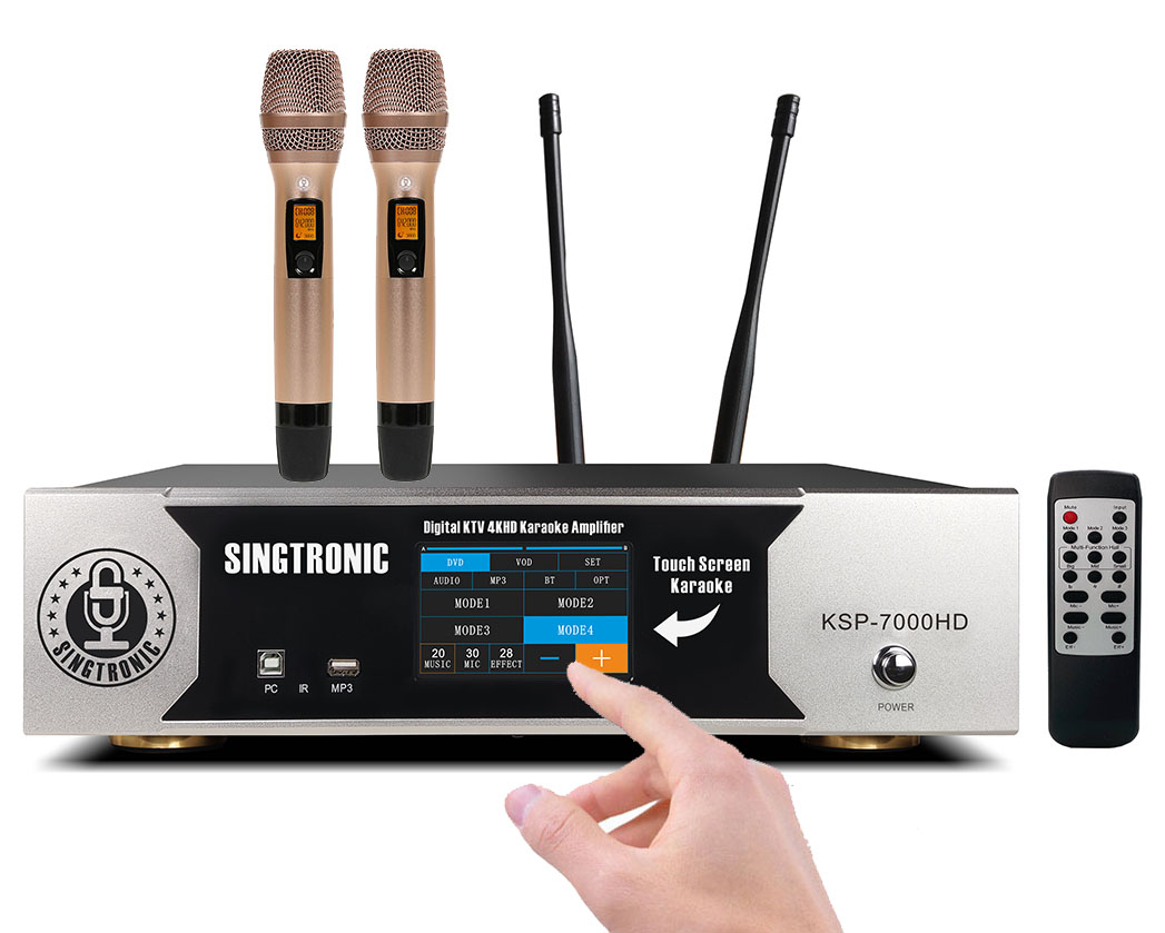 Singtronic KSP-7000HD 4-in-1 Digital 7000W Karaoke Amp