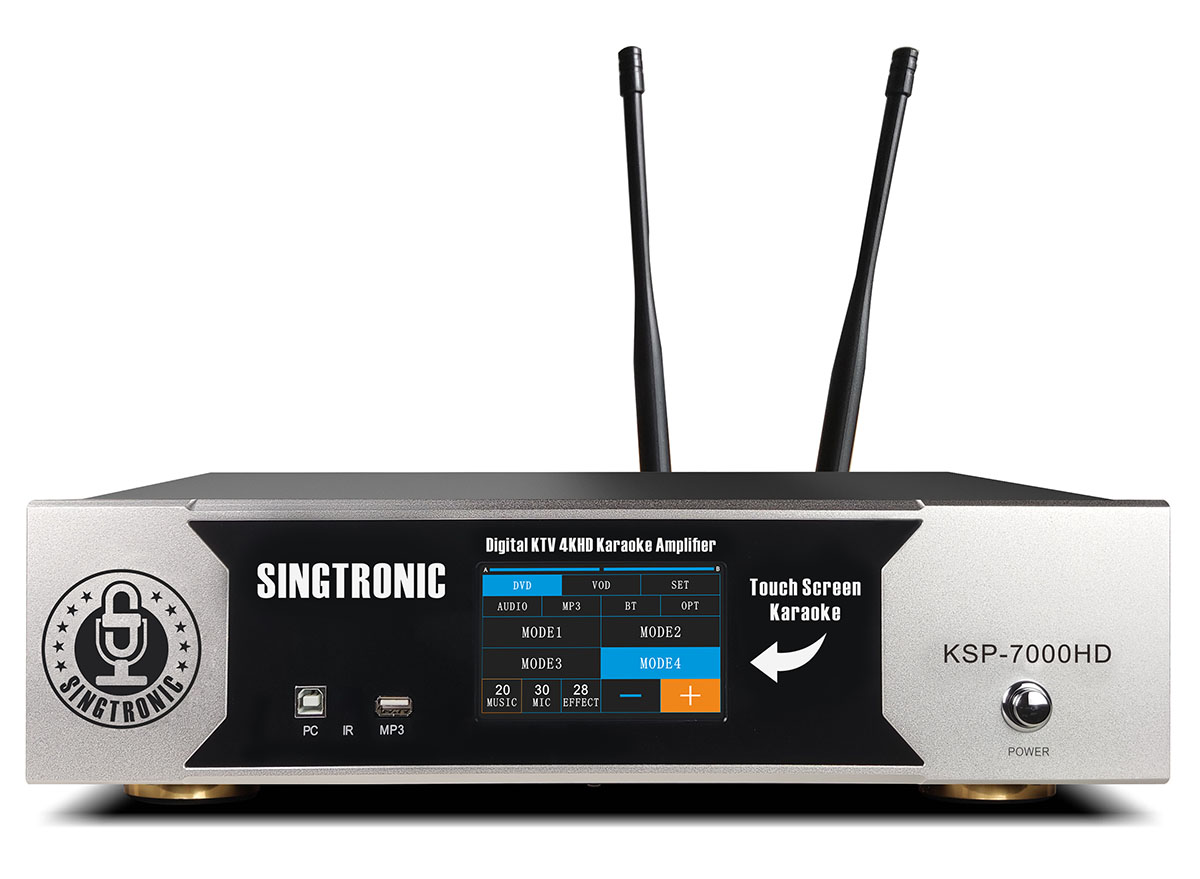 Singtronic KSP-7000HD 4-in-1 Digital 7000W Karaoke Amp