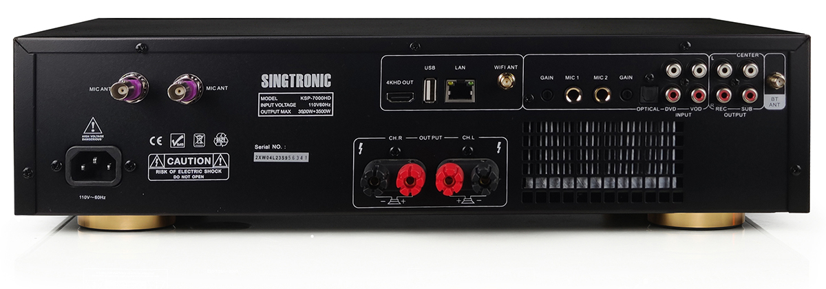 Singtronic KSP-7000HD 4-in-1 Digital 7000W Karaoke Amp