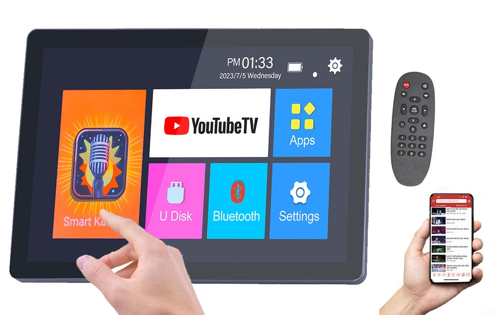 Singtronic Pro Tablet Touch Screen 5TB Smart Karaoke Player