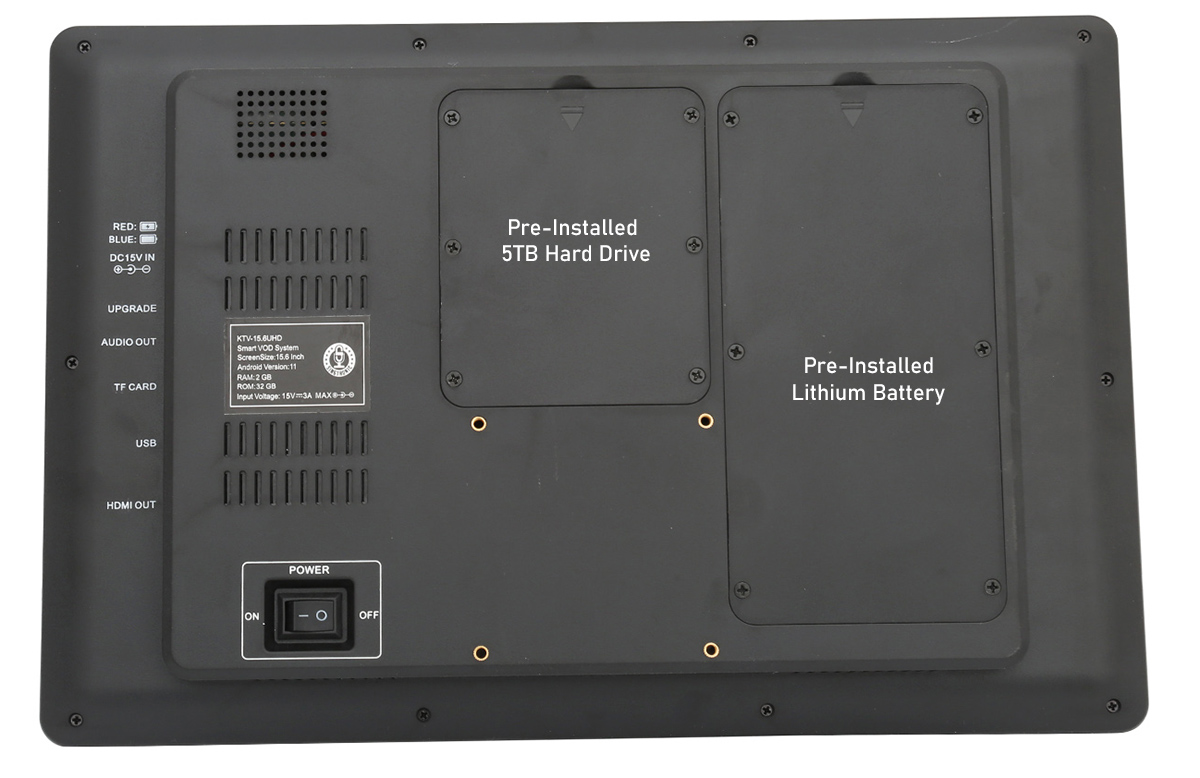 Singtronic KTV-15.6UHD Pro 16" Touch Screen Tablet Karaoke