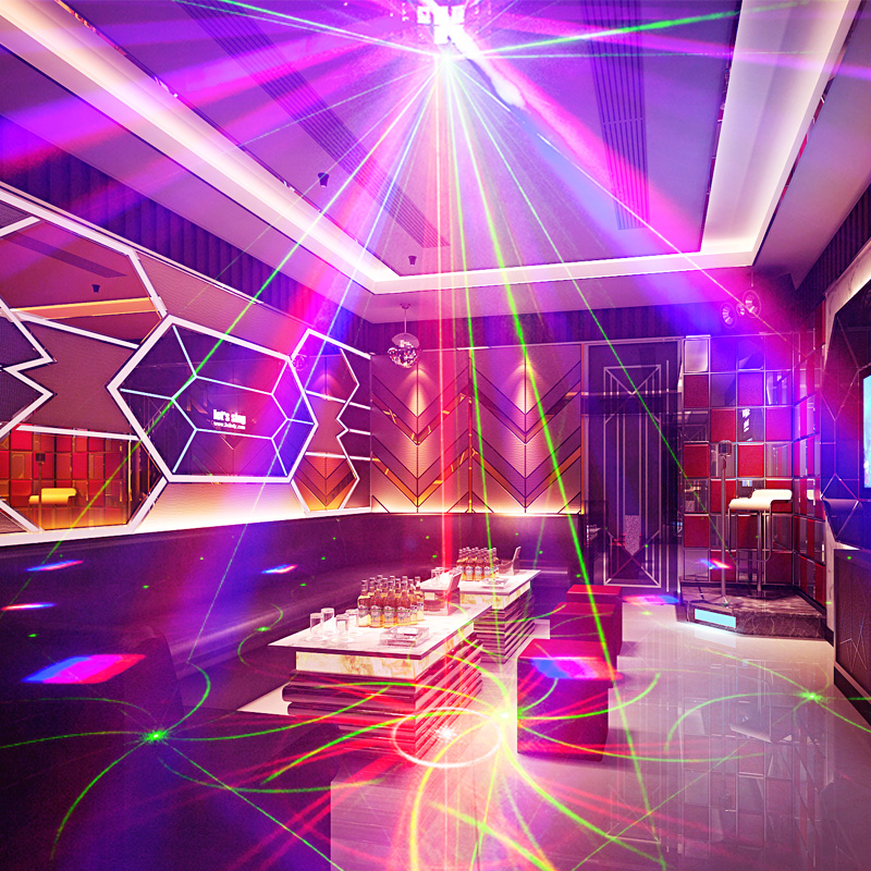 Laser Butterfly Super Disco Strobe Light with Remote Control