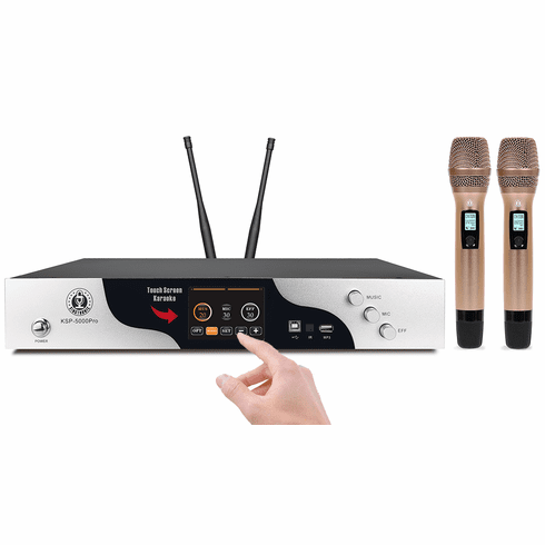 Professional Karaoke System 5000W Digital Touch Screen Select Song via ...