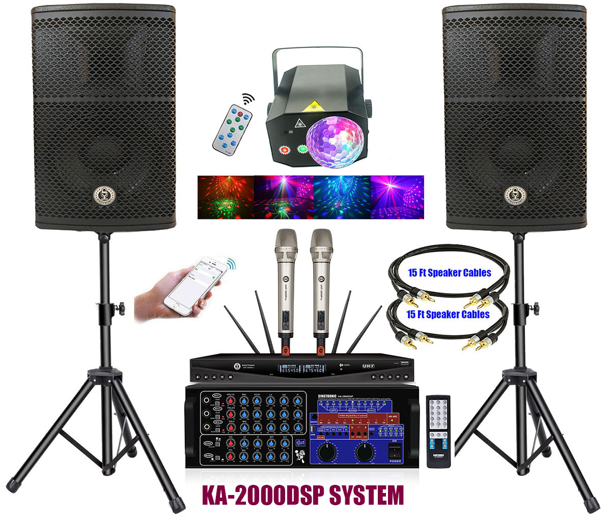Singtronic Complete Professional 3000W Karaoke System