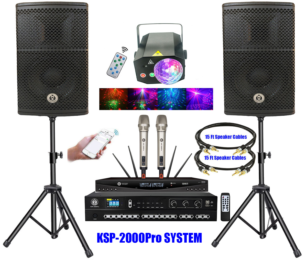 Singtronic Complete Professional 3000W Karaoke System
