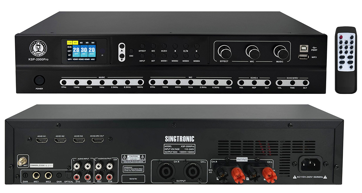 Singtronic Complete Professional 3000W Karaoke System