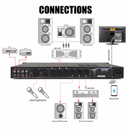 Singtronic DSP-2000Pro Pro Digital Key Control Echo Processor