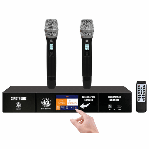 Digital 2 in 1 Professional Karaoke Mixer & Processor w/ Touch Screen