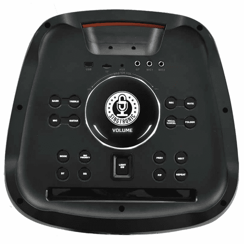 Singtronic 1200W Powered Bluetooth Karaoke Speaker System