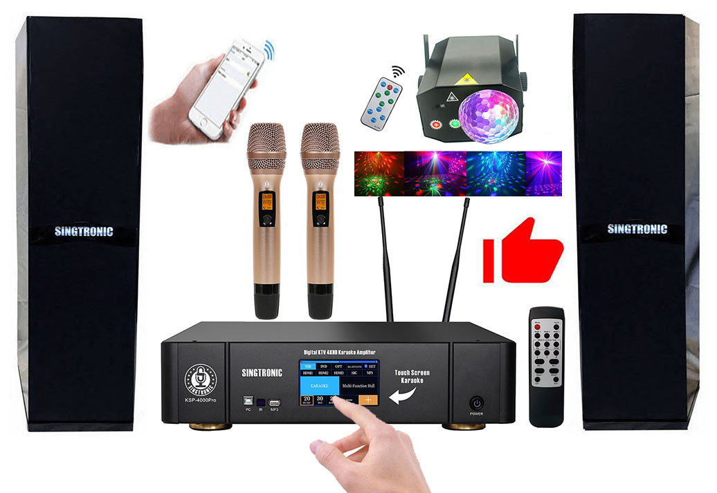 4000W Complete YouTube Karaoke System - Best System