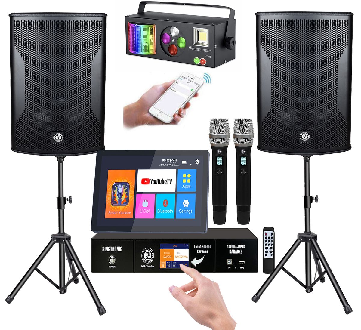 Singtronic Professional Karaoke System Complete 4000W