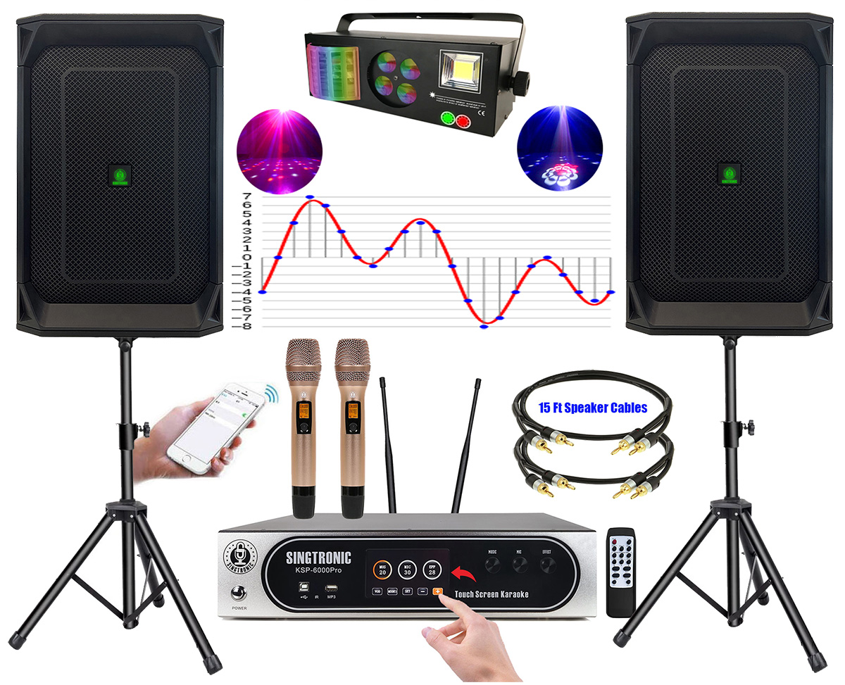 Singtronic Complete 6000W Karaoke System