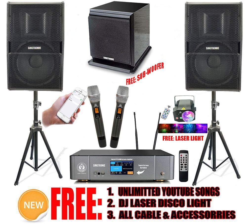 3000W Complete Karaoke System Special Built in Bluetooth