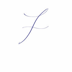 Papeterie Numérique Monogramme Cursive Francaise