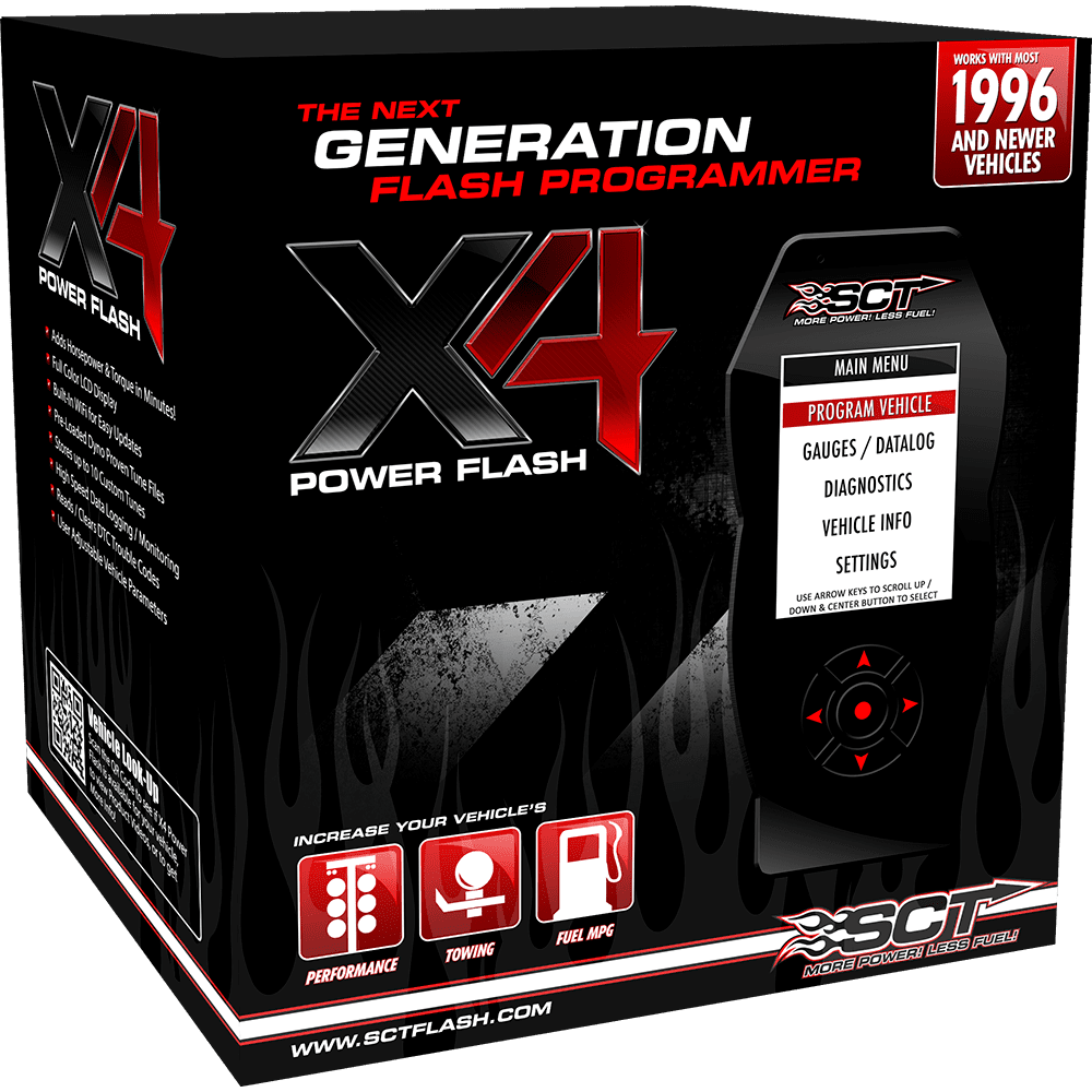 2007-2013 Chevy Silverado 5.3L SCT X4 Performance Programmer