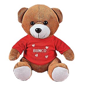 Our Bunco Bear makes an adorable bunco prize! - Bunco Gifts