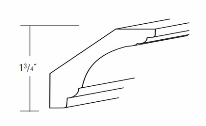 JSI Dover Castle Cove Crown Molding