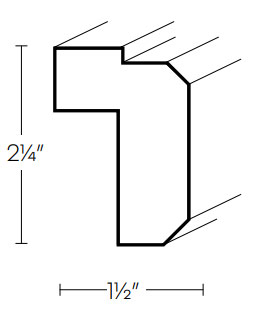 Elegant White LTRMS: Shaker Light Rail Molding: Assembled Kitchen Cabinets