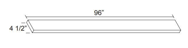 Kabinet King Armor White Oak Toe Kick