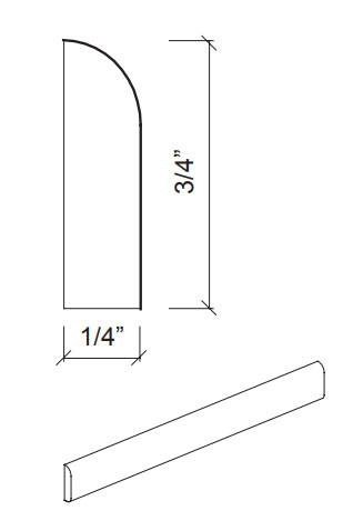 Kabinet King Noble White Oak SM8: Scribe Molding: Assembled Kitchen ...