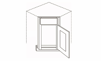 Luxor Harvest Diagonal Corner Sink Fronts