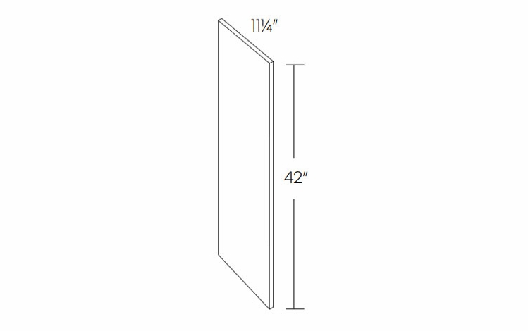 Richmond White FS42: Finished Skin: Pre-Assembled Kitchen Cabinets