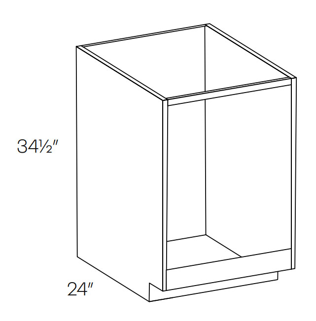 Richmond White OVB30: Base Oven Cabinet: Pre-Assembled Kitchen Cabinets