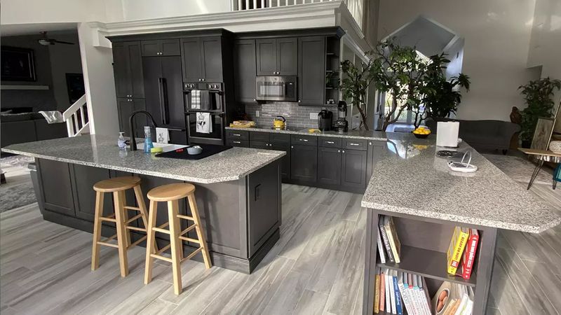 Shaker Cinder Kitchen Cabinets