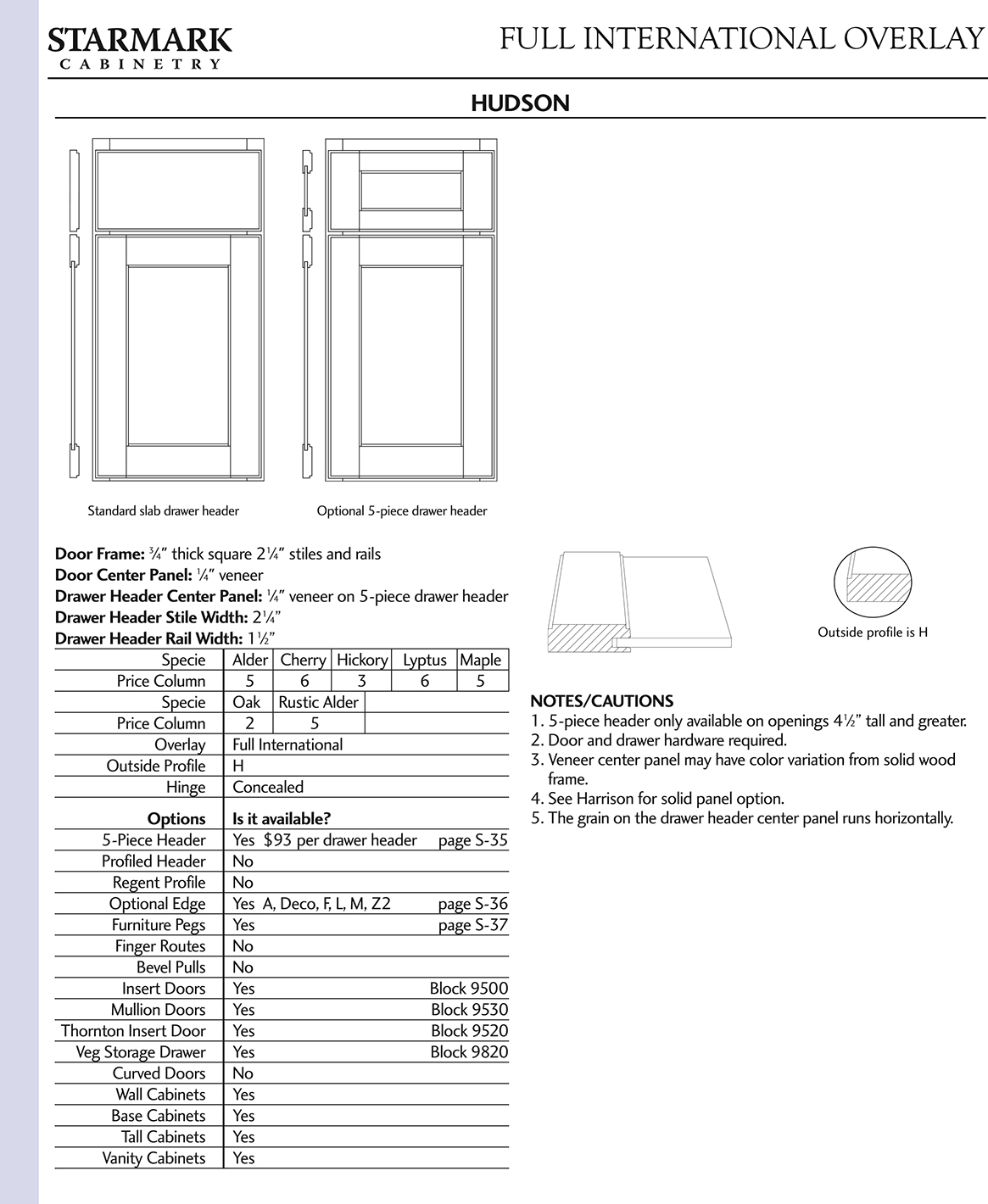 Starmark Hudson Kitchen Cabinets